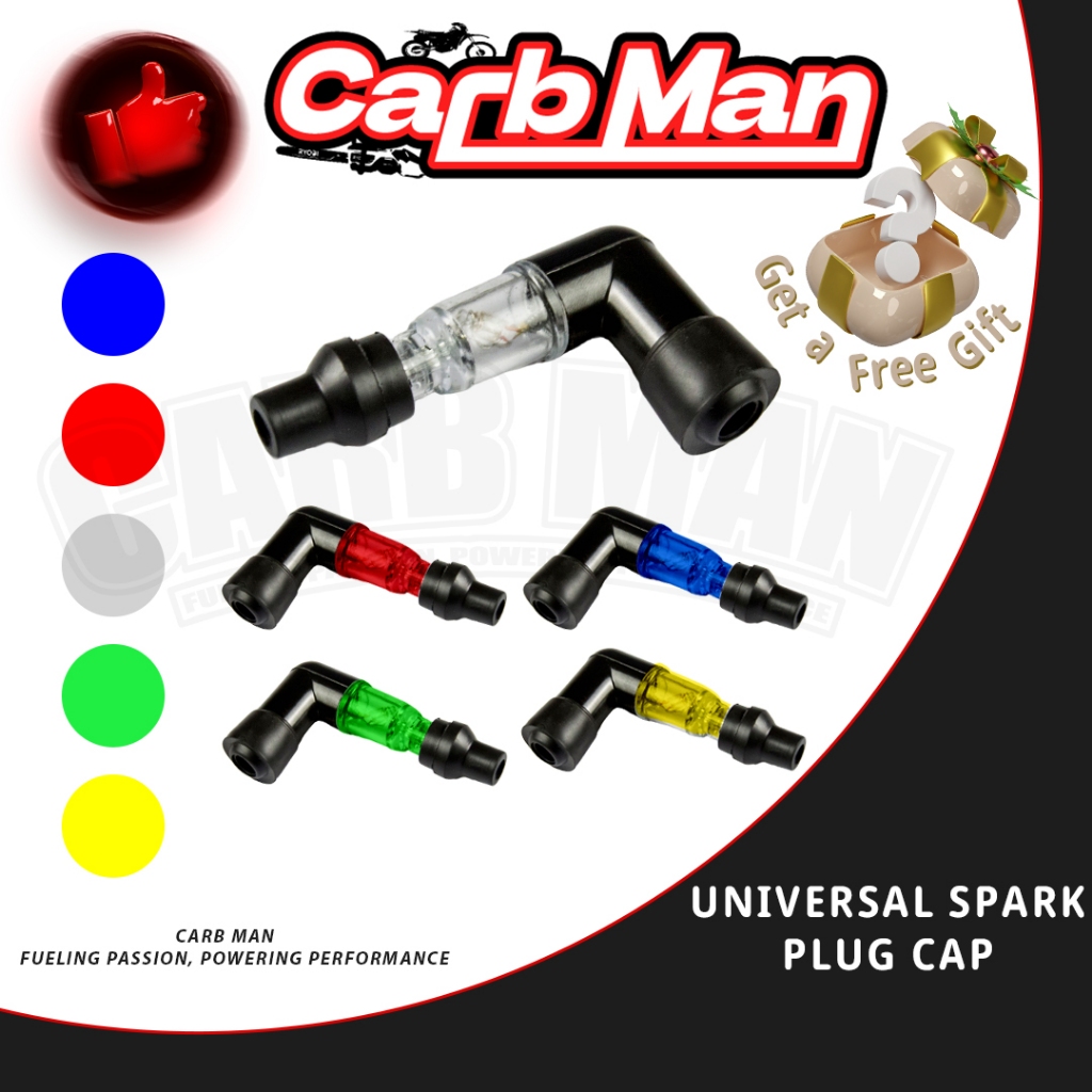 Motorcycle Spark Plug Cap For Scooter Universal Ignition Spark | Shopee ...