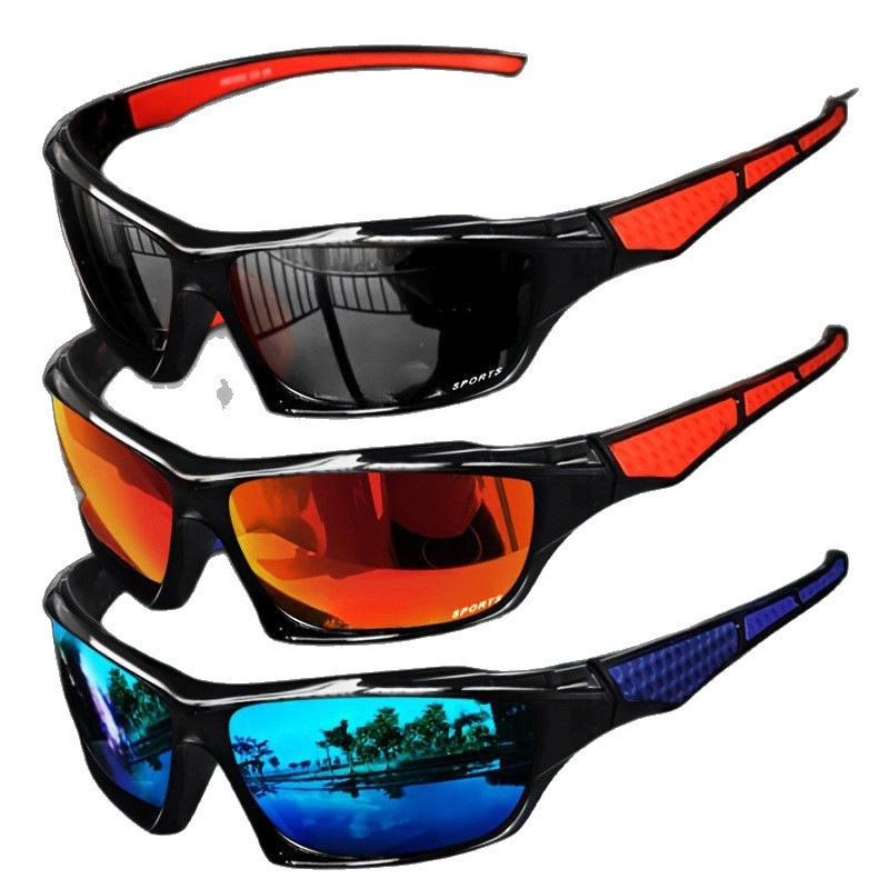 New Men Fashion Sunglasses Colorful Film Outdoor Night Vision Driver ...