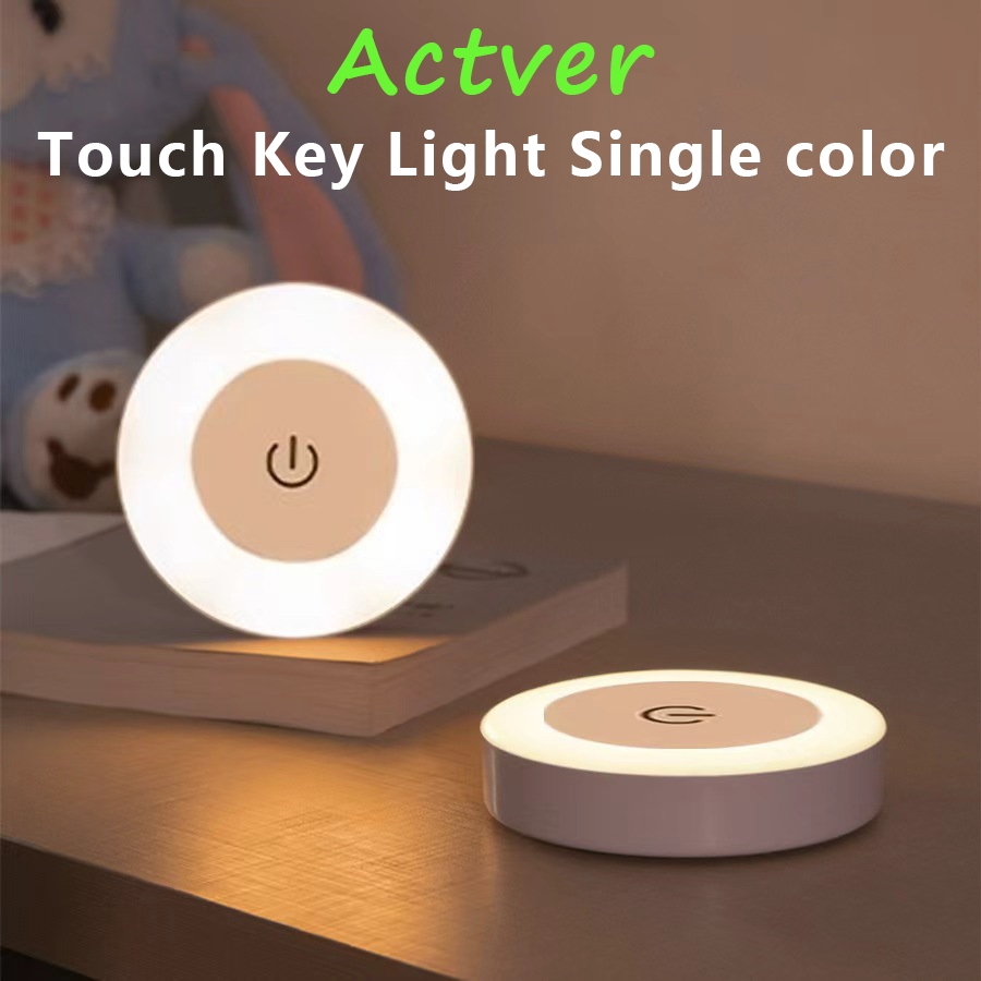 Actver Wireless LED Touch Sensor Bedside Night Light Lamp adjustable ...