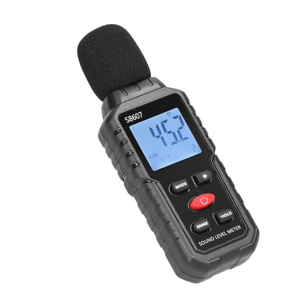 Digital Sound Level Meter 30-130dBA Noise Decibel Reader Audio Tester ...