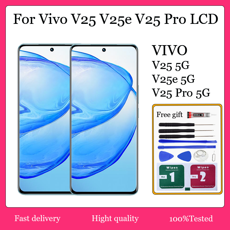 Original AMOLED Vivo V25 V25e V25 Pro 5G LCD Display Touch Screen ...