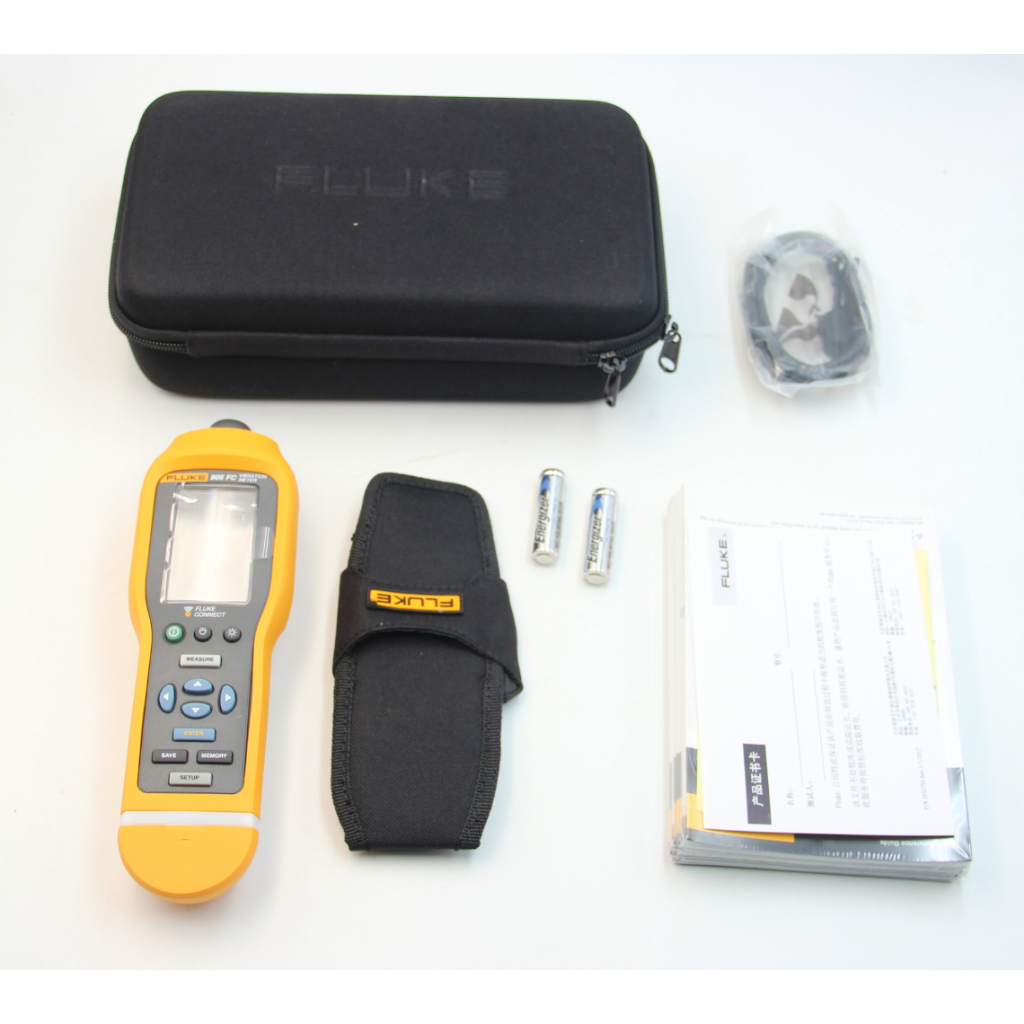 Fluke 805 FC Vibration Meter and Fluke 805ES vibration sensor | Shopee ...