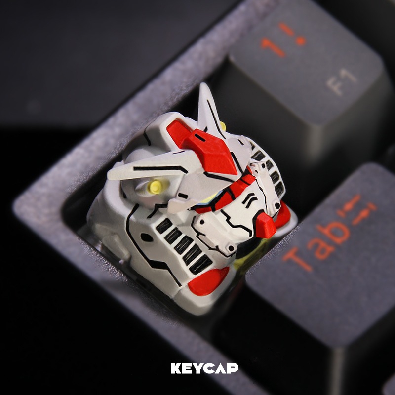 -LW- Mobile Suit Gundam Resin Keycaps Customized Mechanical Keyboard ...