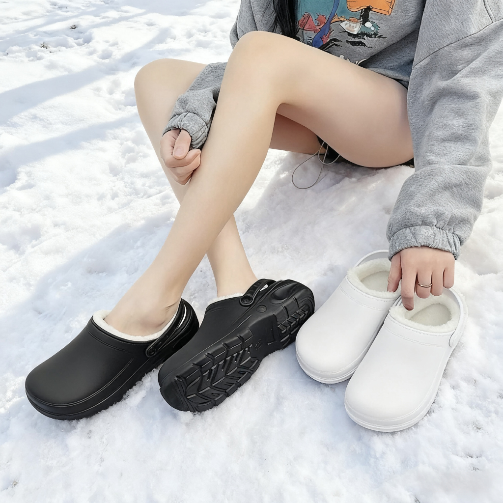 Chef Shoes Oil-Resistant Anti-Slip Baotou Shoes Waterproof Shoes EVA ...