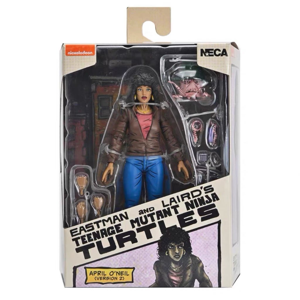 NECA Teenage Mutant Ninja Turtles Comic Version Female Reporter April O ...