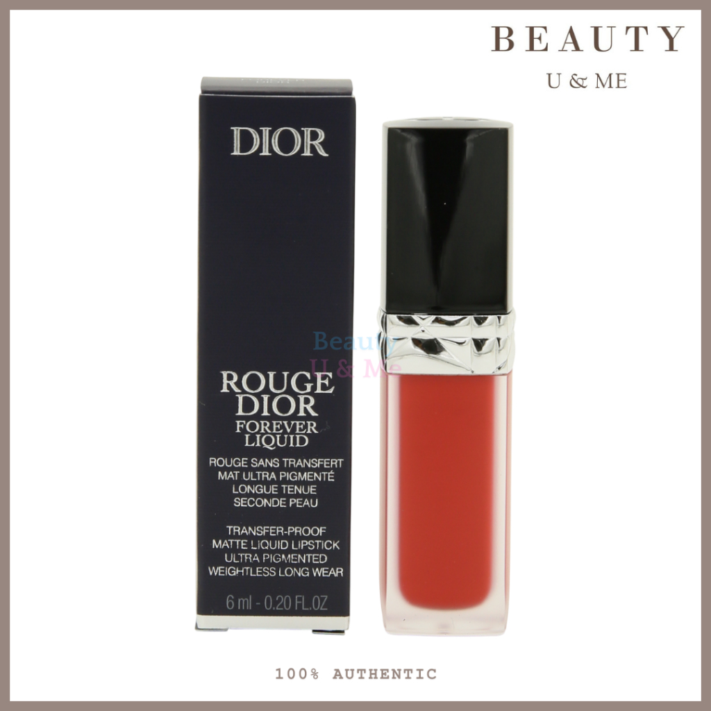 CHRISTIAN DIOR Rouge Dior Forever Liquid 6ml (#458/#760/#999) | Shopee ...