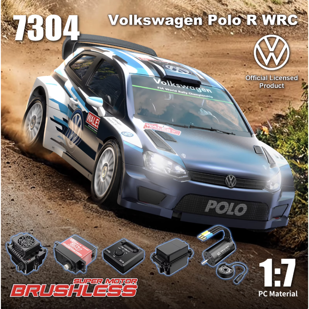 MJX Hyper Go 7304 1/7 rally car Citroen RC Four-wheel Drive Sensing ...