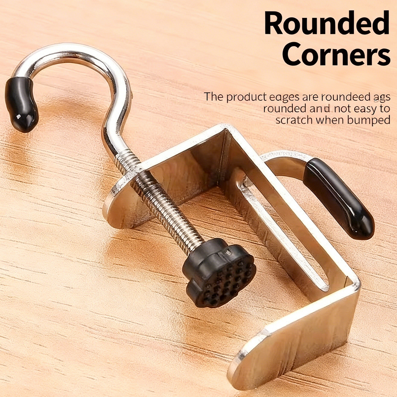Double Hook Bookbag Hanger - Adjustable Desk Side Hook for Student ...