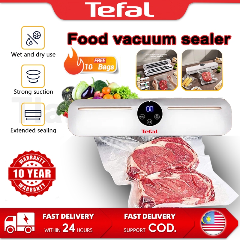 【24 Hour Delivery】Tefal Sealing Machine Kitchen Automatic Vacuum Seal ...