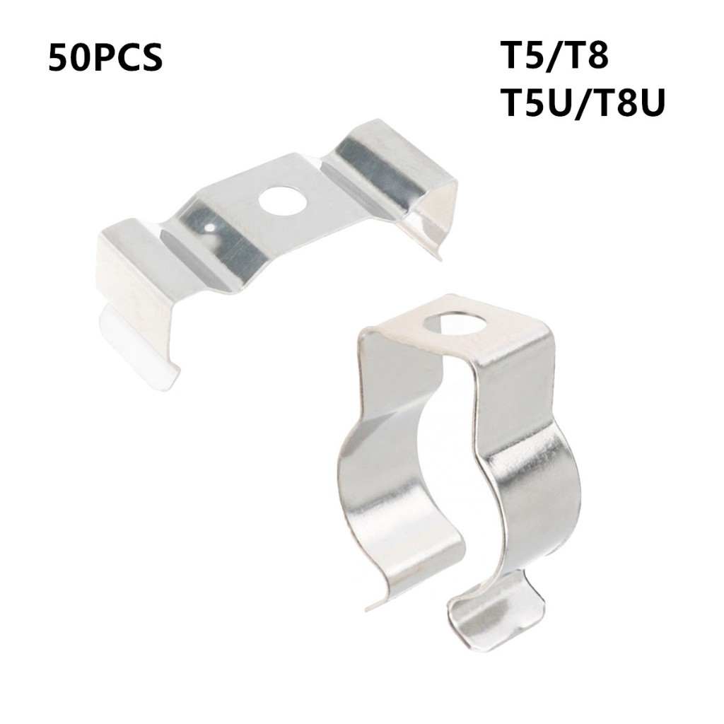 50pcs T5/T8 Clips Holder Bracket for Lamp Socket / Ceiling Lamp / Light ...