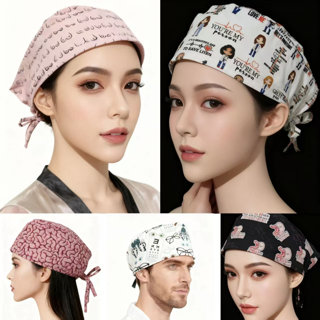 Short Hair Hat Surgical Hat for Men and Women Short Hair Doctor ...