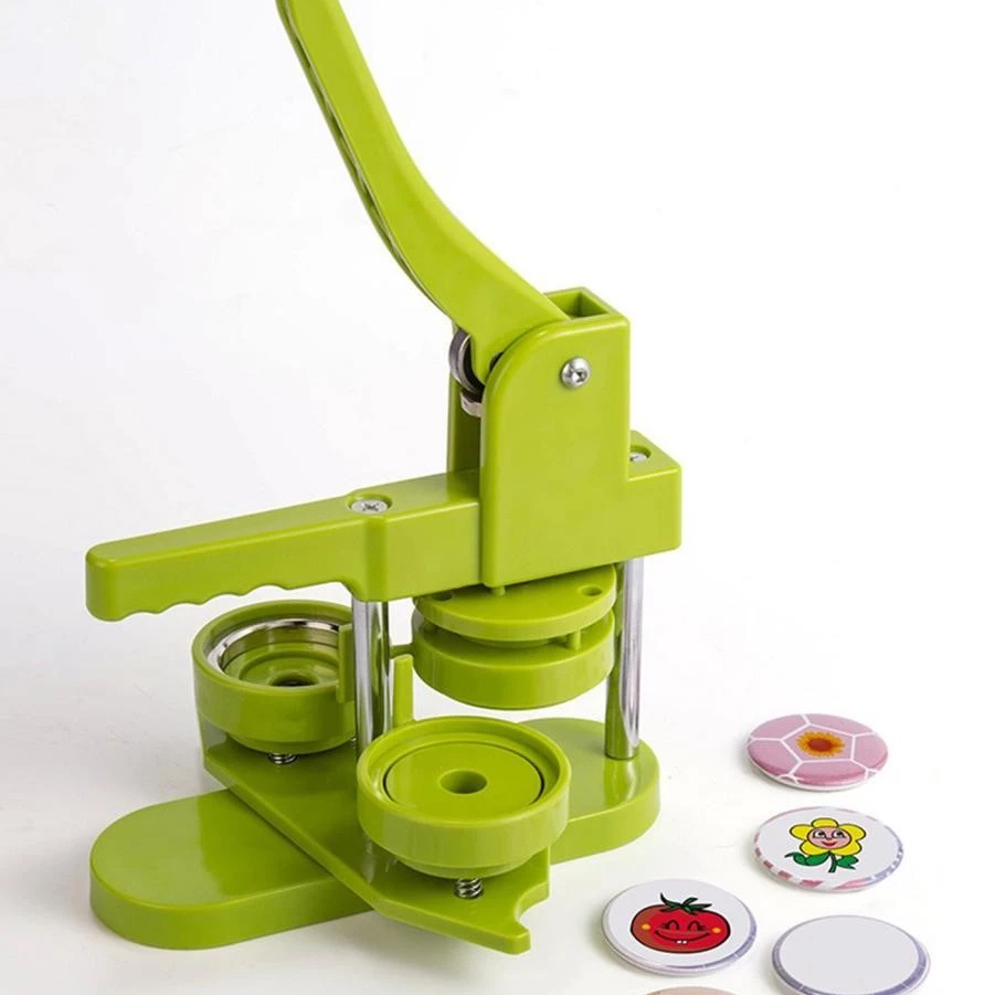 Maker Machine Making Pin Button Press Cutter Circle Button Machine ...