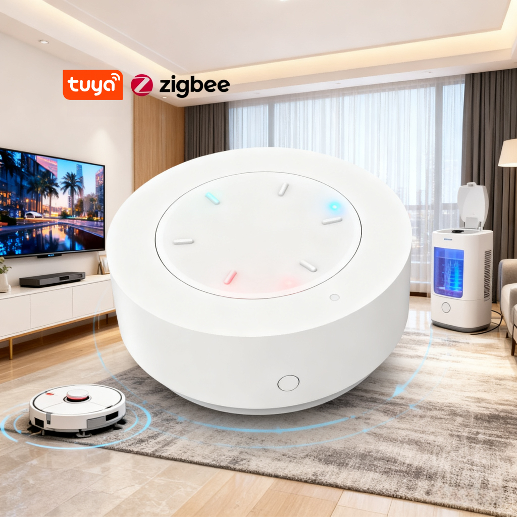 Tuya Zigbee Smart Knob Switch Button Scene Wireless Free Paste Smart ...
