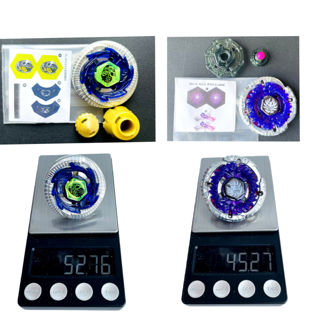 GENUINE TAKARA TOMY BEYBLADE BB121&BB116 Duo Uranus 230WD /Jade Jupiter ...