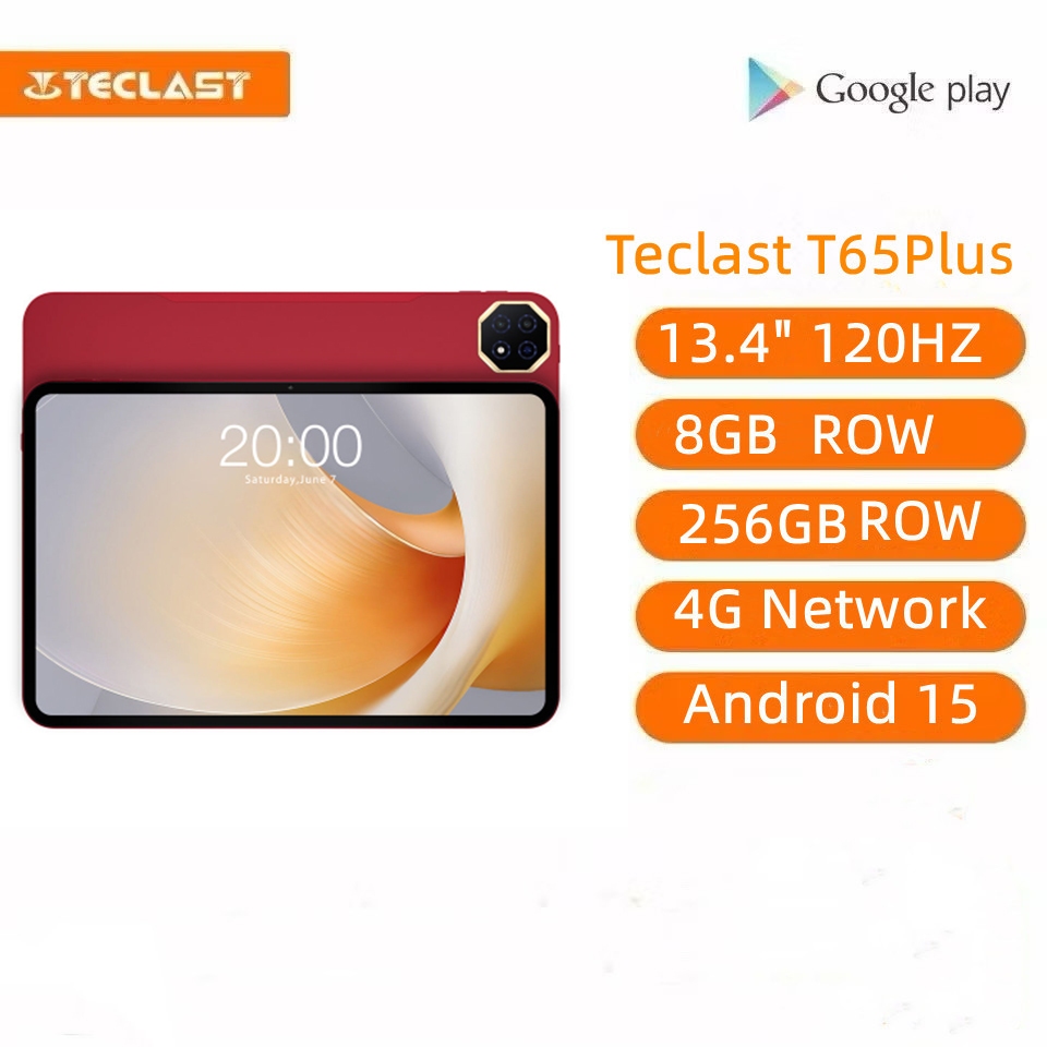 Teclast T65 Plus 13.4" 120Hz high refresh rate screen Android 15 MTK Helio G99 MT8781 8GB/256GB ...