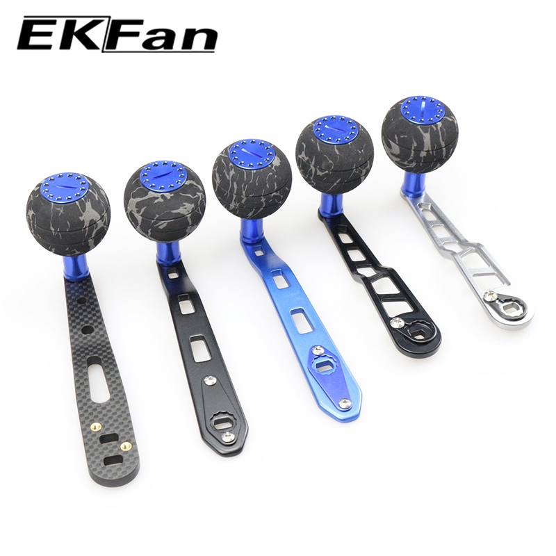 EKFan 135/120mm Baitcasting Reel handle for shimano/daiwa/seasir single ...