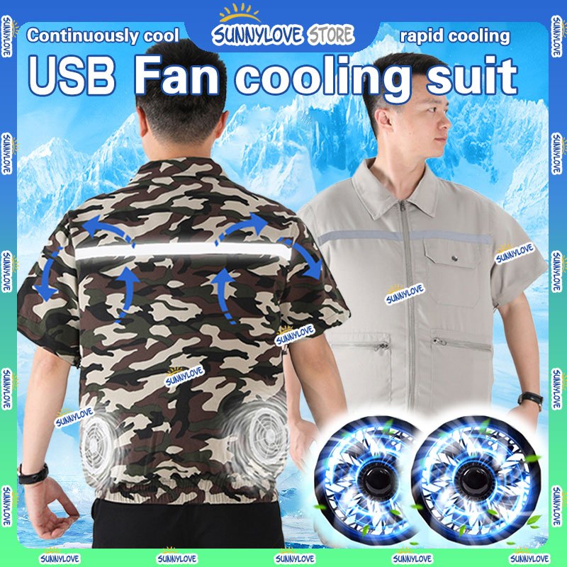 High temperature working worker clothes air conditioner cooling jackets ...