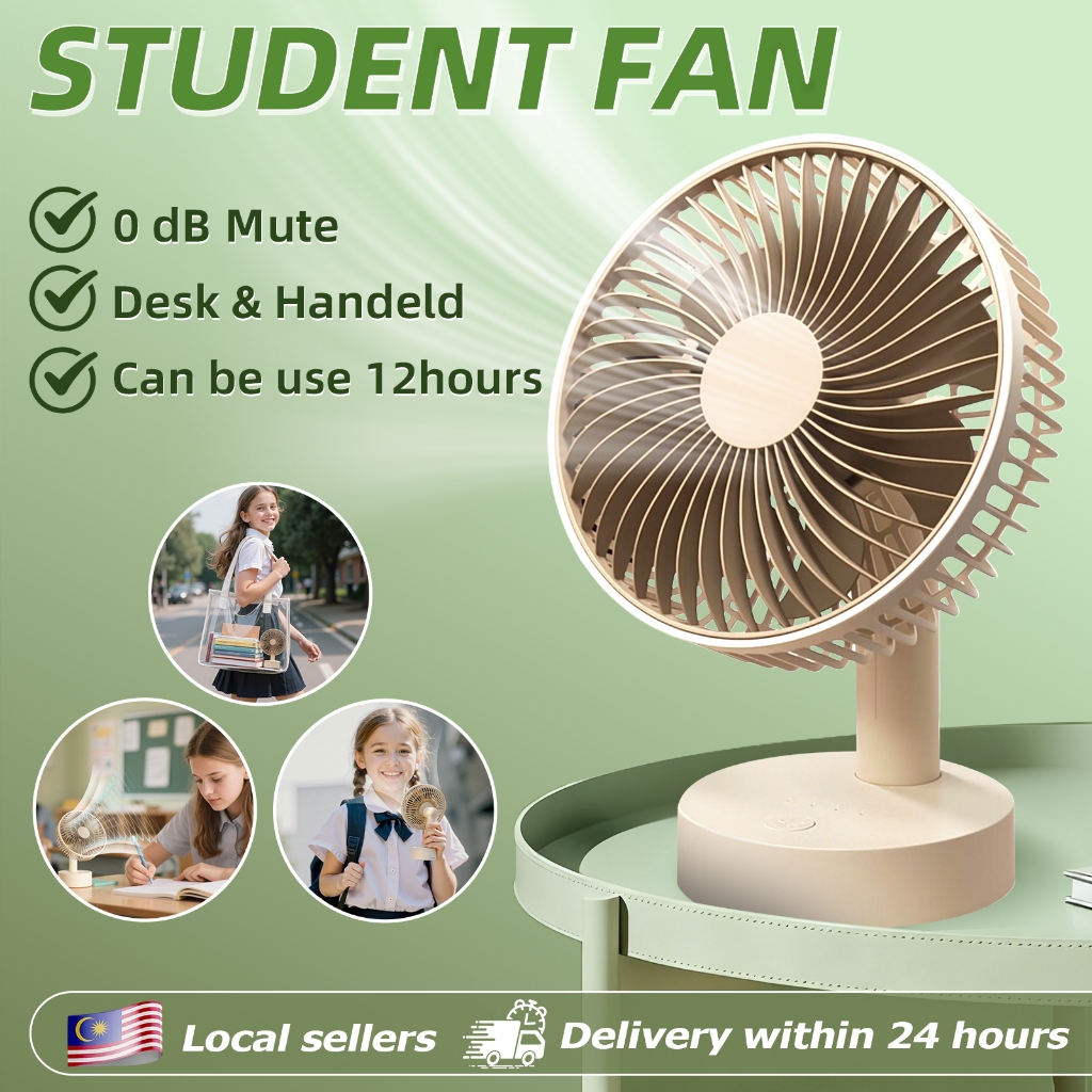 Kipas meja Mini Handheld 6/8 Inch Table Portable Strong Wind for ...