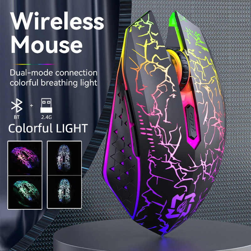 LED Computer Gaming Mouses Colorful RGB Professional Mouse Ultra ...