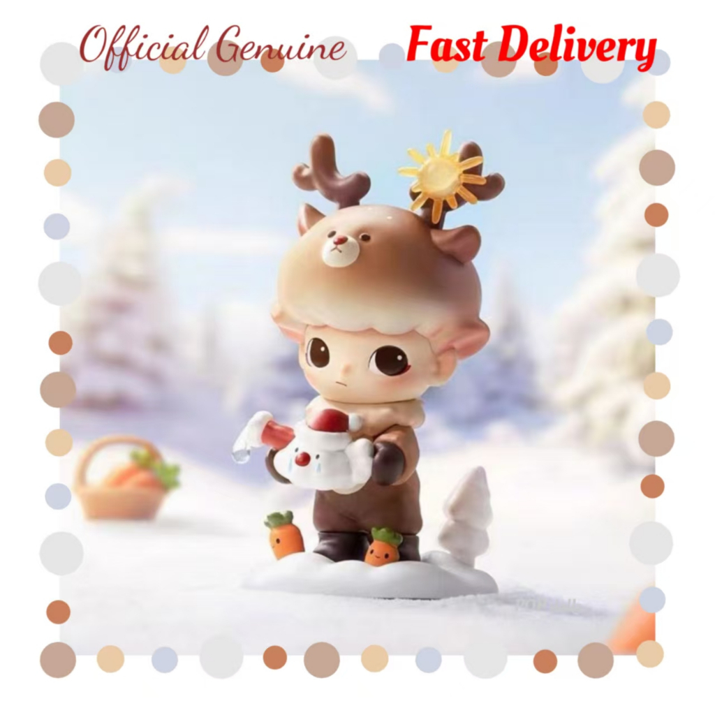 Genuine DIMOO Letter from the Snowman Series Blind Box 3d Handmade Cute ...