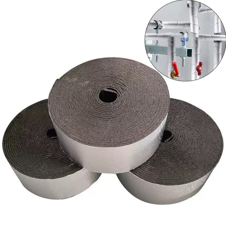 10M Square Aluminium-foil Pipe Foam Insulation Tape (Self Adhesive ...