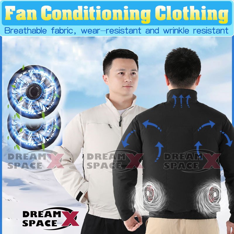 Air Conditioning Clothing Summer Labor Protection Jacket Work Fan Men's ...