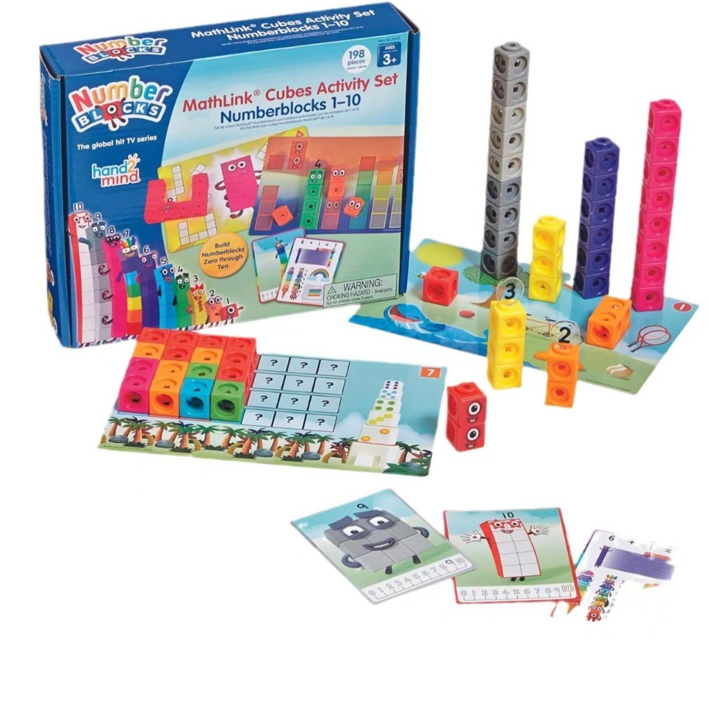Numerical Blocks MathLink Cubes del 1 al 10 Set of Learning Resources ...