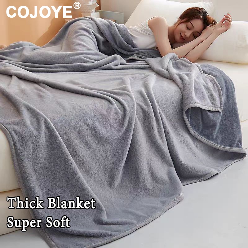[ship in 24h]Selimut Baldu Gebu Flannel Velvet Plush Throw Blanket Sofa ...