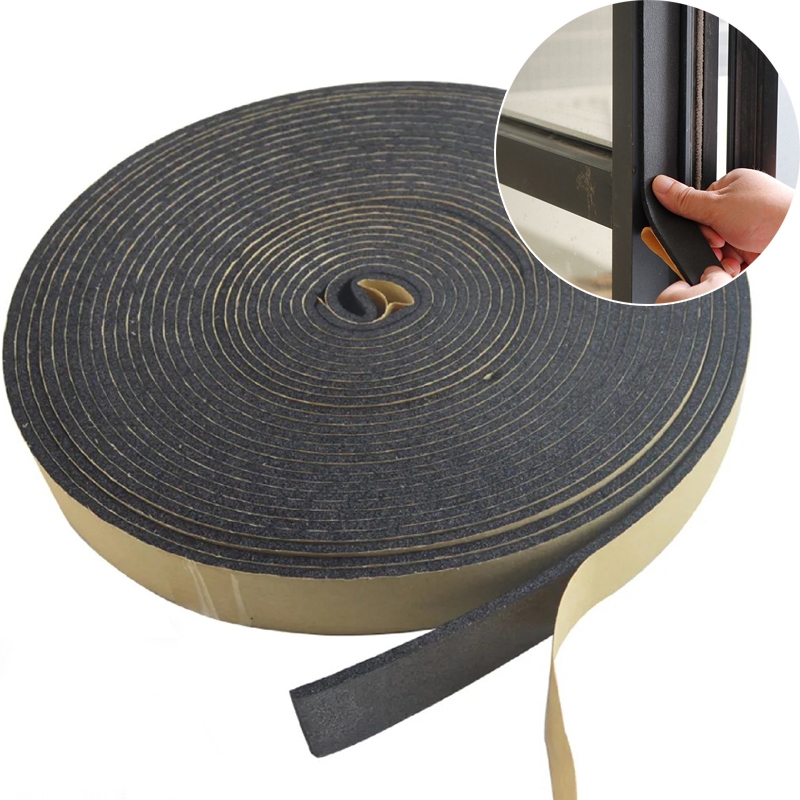 10Meter 3/5mm Thick Insulation Foam Tape Self Adhesive,Rubber Fridge ...