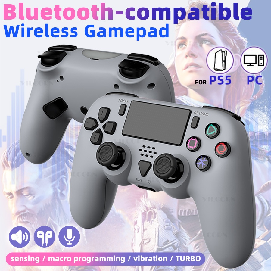 VILCORN Wireless PS5 Controller for Playstation 5 Console Customizable ...