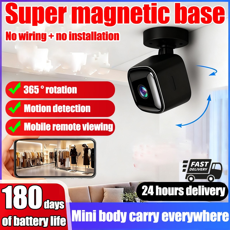 【Mini Body 4K Night Vision】 wireless cctv wireless outdoor solar wayar ...