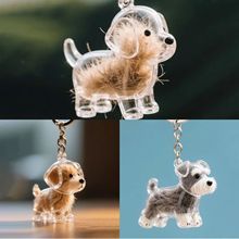 Creative Pet Hair Storage, Dog Hair Storage, Cute Pendant Keychain Bag ...