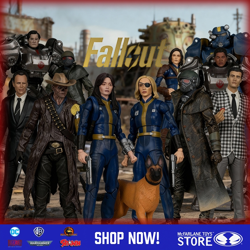 [In Stock] McFarlane Toys Fallout TV 7-inch Action Figure Set | Shopee ...