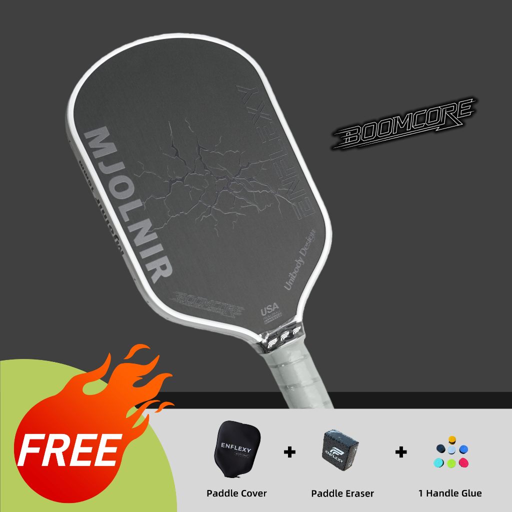 USAPA Certified Enflexy boomcore mjolnir pickleball paddle with Toray ...