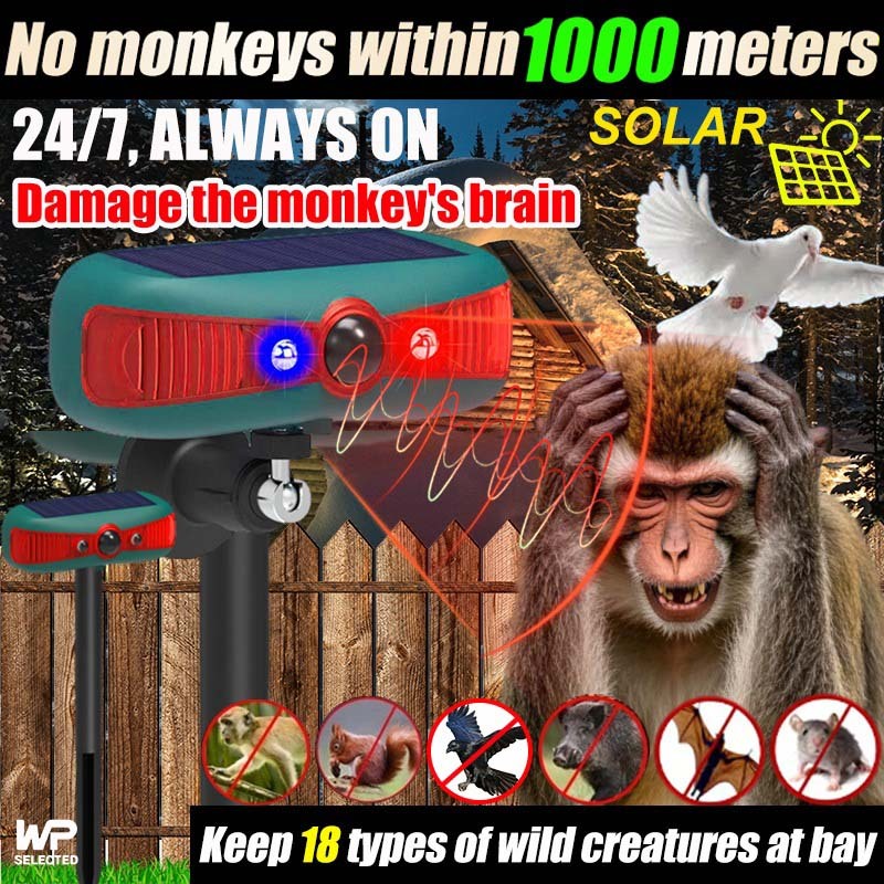 [WP]【New 100x Ultrasonic】Monkey Repellent Ultrasonic Refund if useless ...