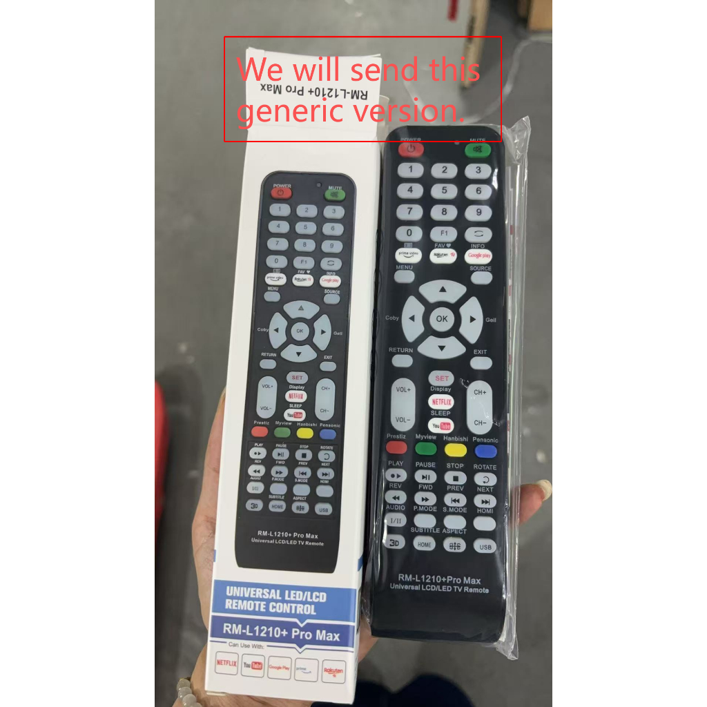 Samview Led TV Remote Control （A and C Are Sent Instead of The Remote ...