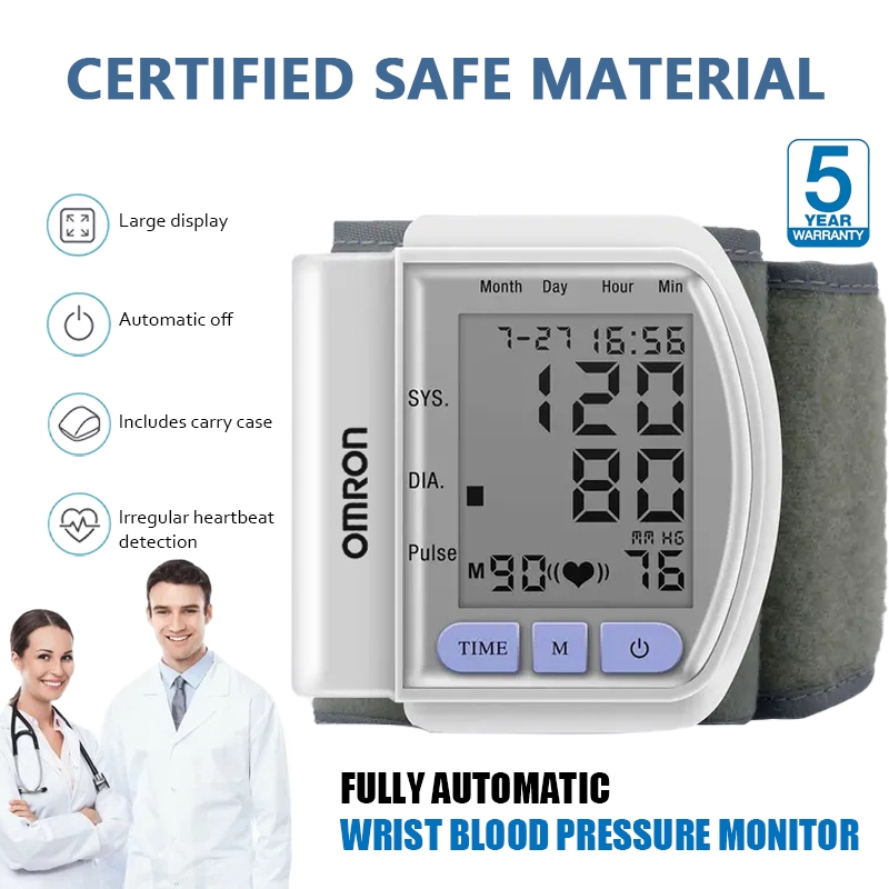 【Five-year warranty】Fully Automatic Electronic Wrist Blood Pressure ...