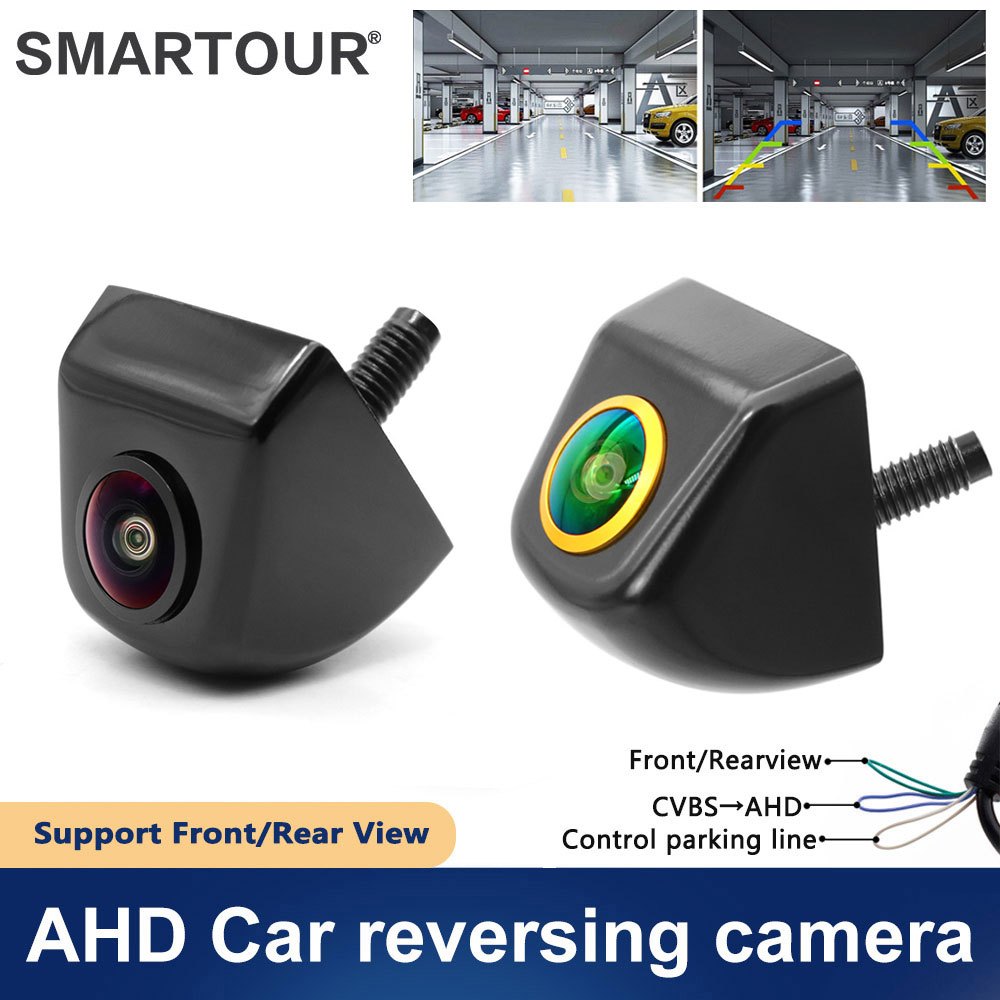 AHD Night Vision Vehicle Rear View Camera Metal Body Black Car Front ...