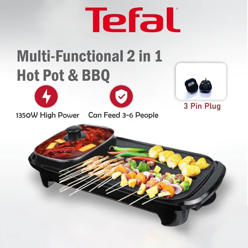 【Malaysia Plug】 Tefal Home Use Electric Barbecue Grill Indoor Electric ...