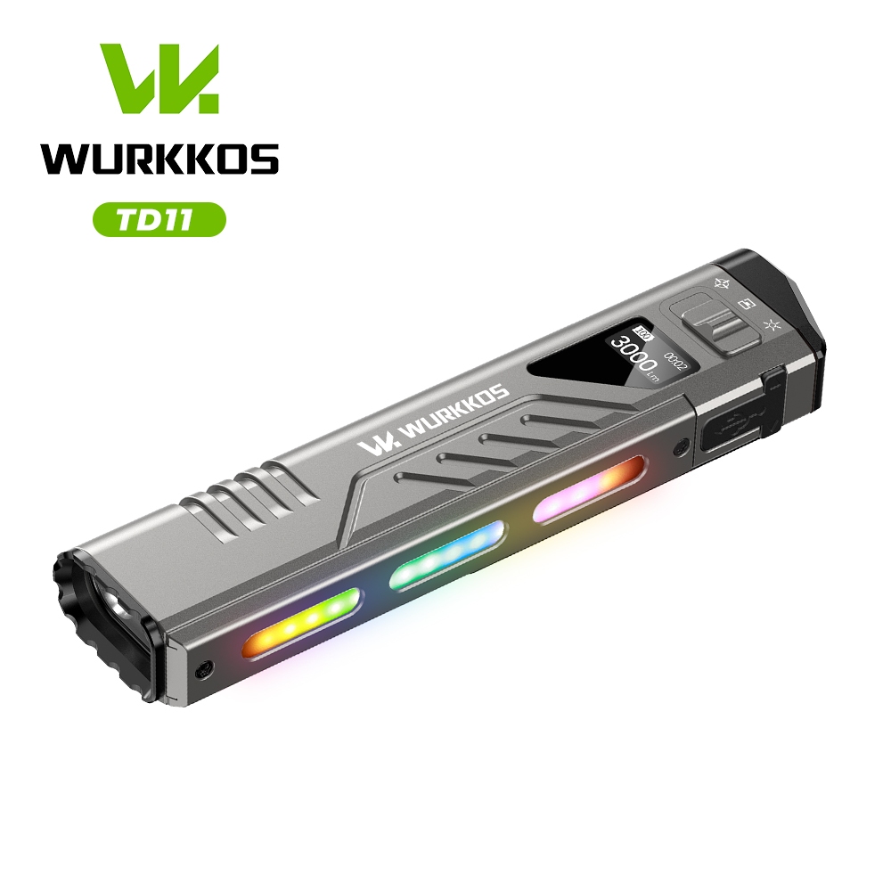 [New Product Launch] Wurkkos TD11 Smart OLED Tactical Flat Flashlight ...