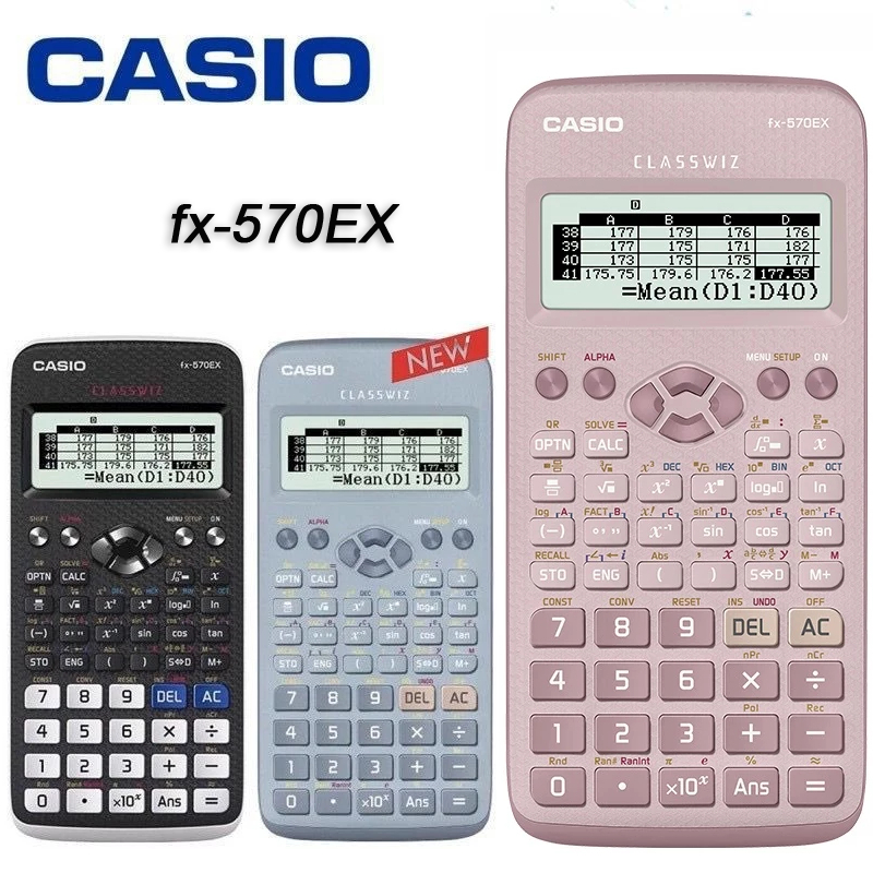 Fast shipping-CASIO FX-570EX Scientific Calculator - Natural Textbook ...
