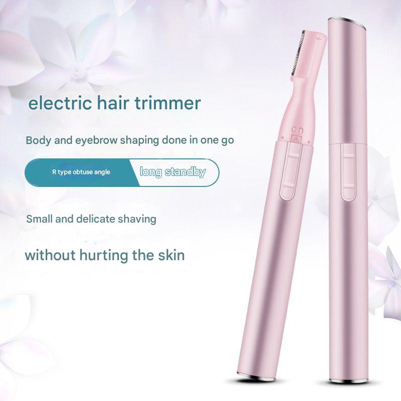 [With Battery] Electric Eyebrow Trimmer Women Precision Face Razors ...