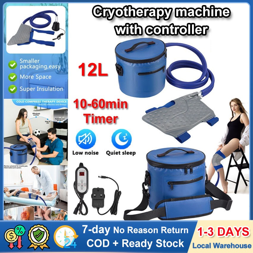 READY STOCK Bidadi 12L Cryo Cuff Knee Cold Therapy Machine W/ Pump ...