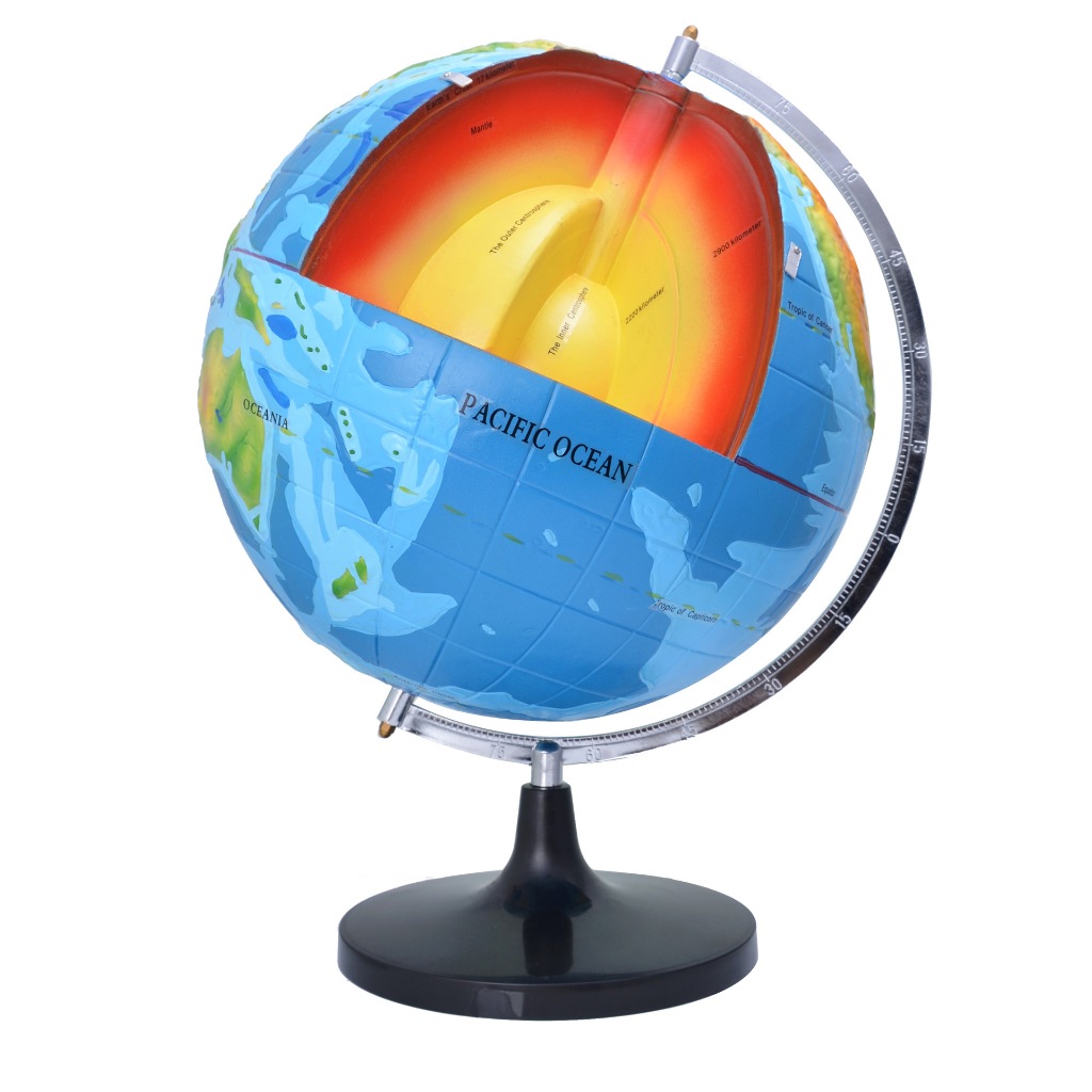New Hot W&F 32CM Globe Earth with internal structure World map 🌍 ...