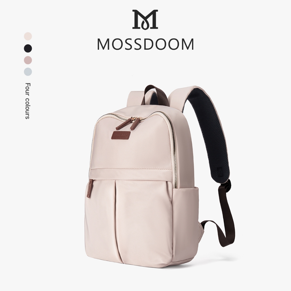 MOSSDOOM Breton Backpack Women's Bag School Bags Zipper Water Proof Beg ...