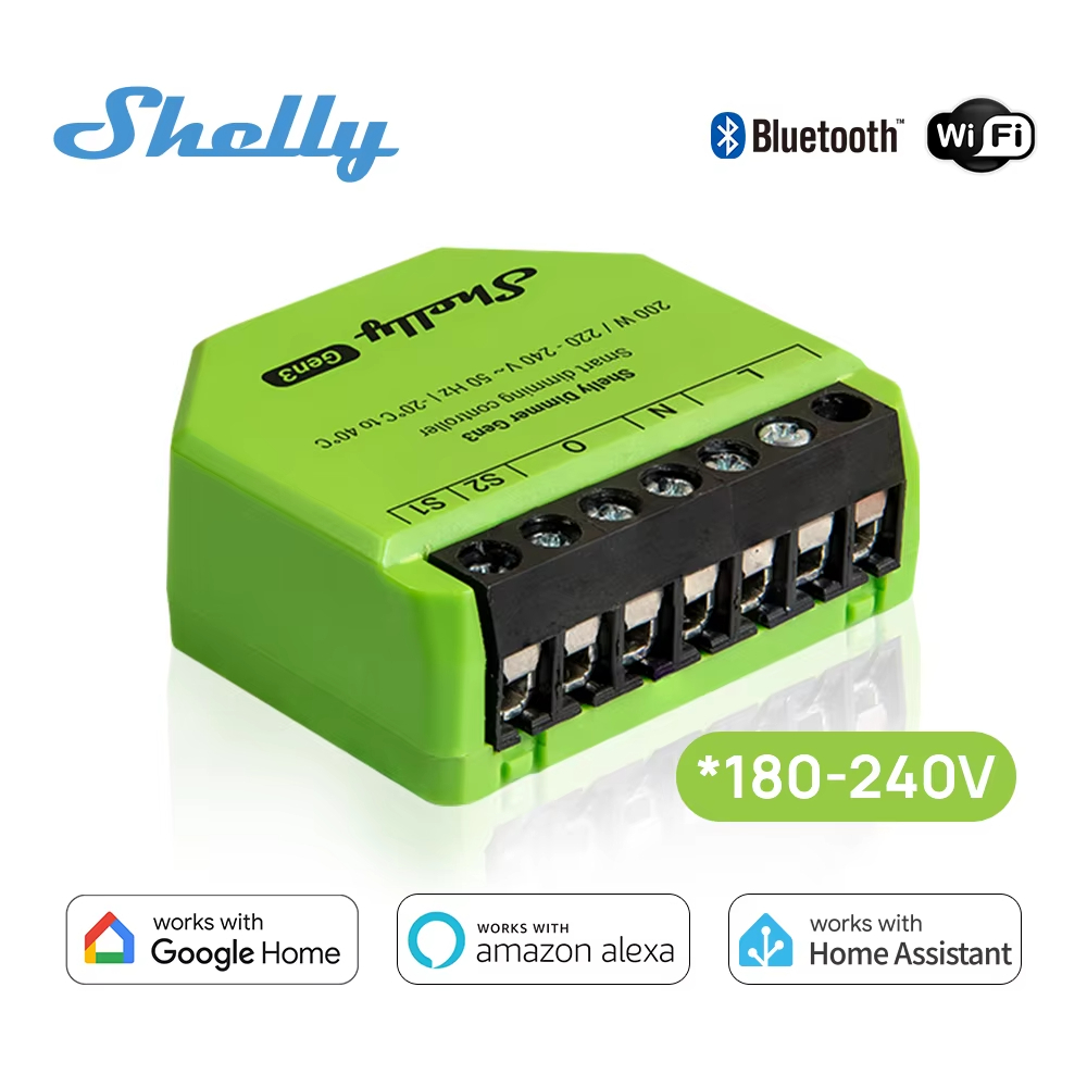 Shelly Dimmer Gen3, WLAN Smart Dimmer, Home Automation, Dimmable Lights ...