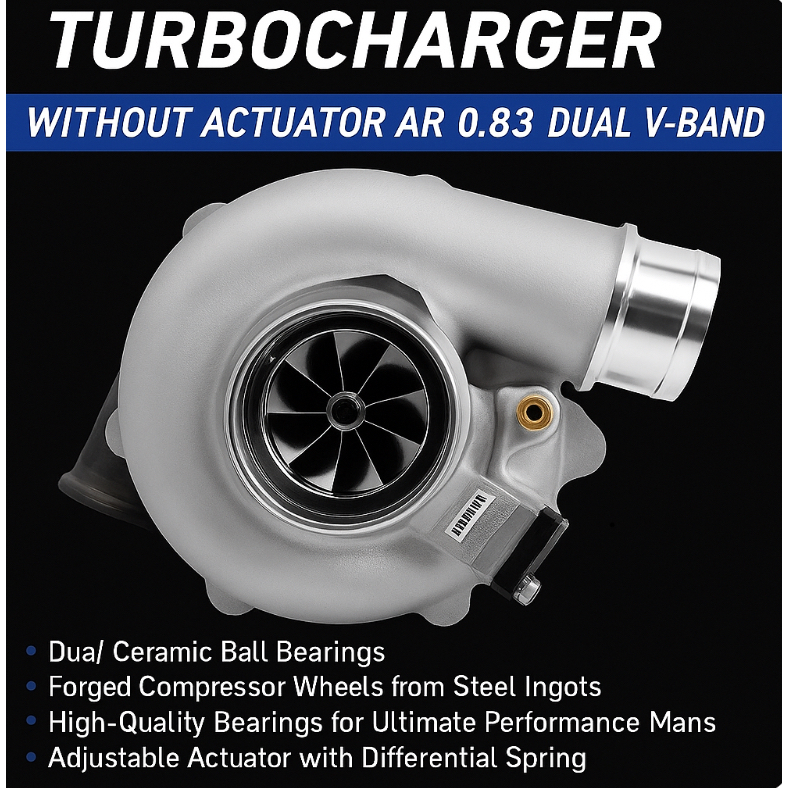 G30-660 Dual Ball Bearing Turbocharger A/R 0.83 | V-Band GT30 Turbo ...