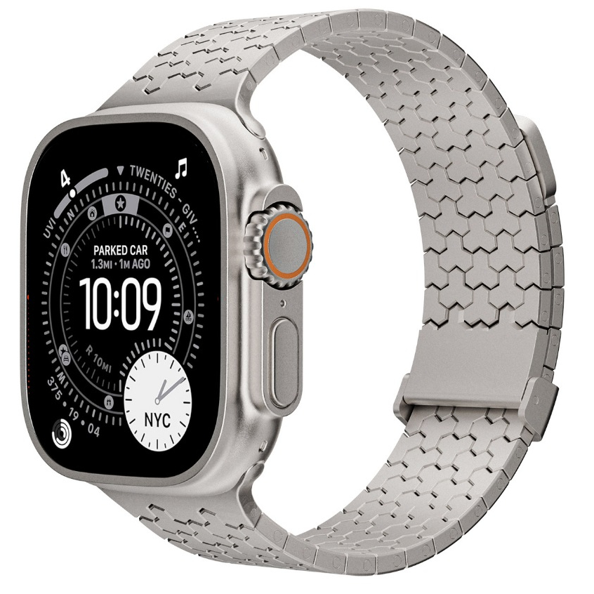 Pure titanium metal Strap compatible with iwatch 38mm/40mm/41mm/42mm ...