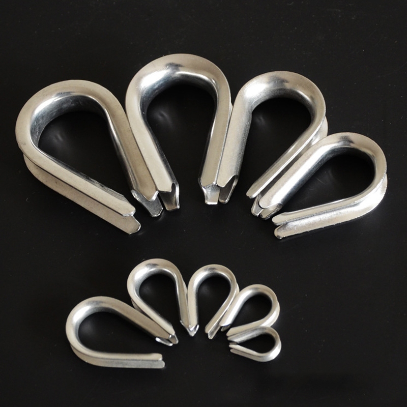 1pcs M8 M10 M12 M14 M16 Stainless Steel wire rope protection ring ...