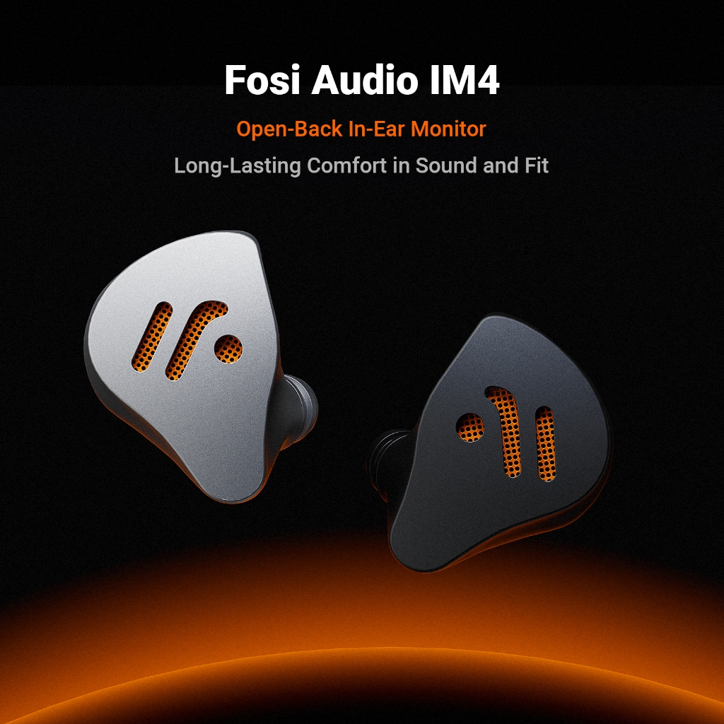Fosi Audio IM4 Open-Back HiFi IEM Earphones, 10mm Beryllium Driver, N52 ...